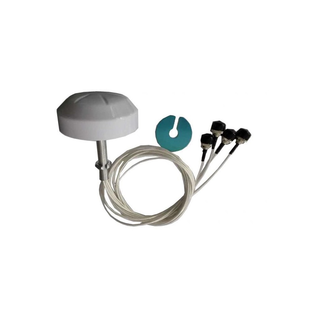 Omni Wi-Fi antenna 2.4/5 GHz 6dBi 4 x RPTNC male, M6025040O3D402MWL