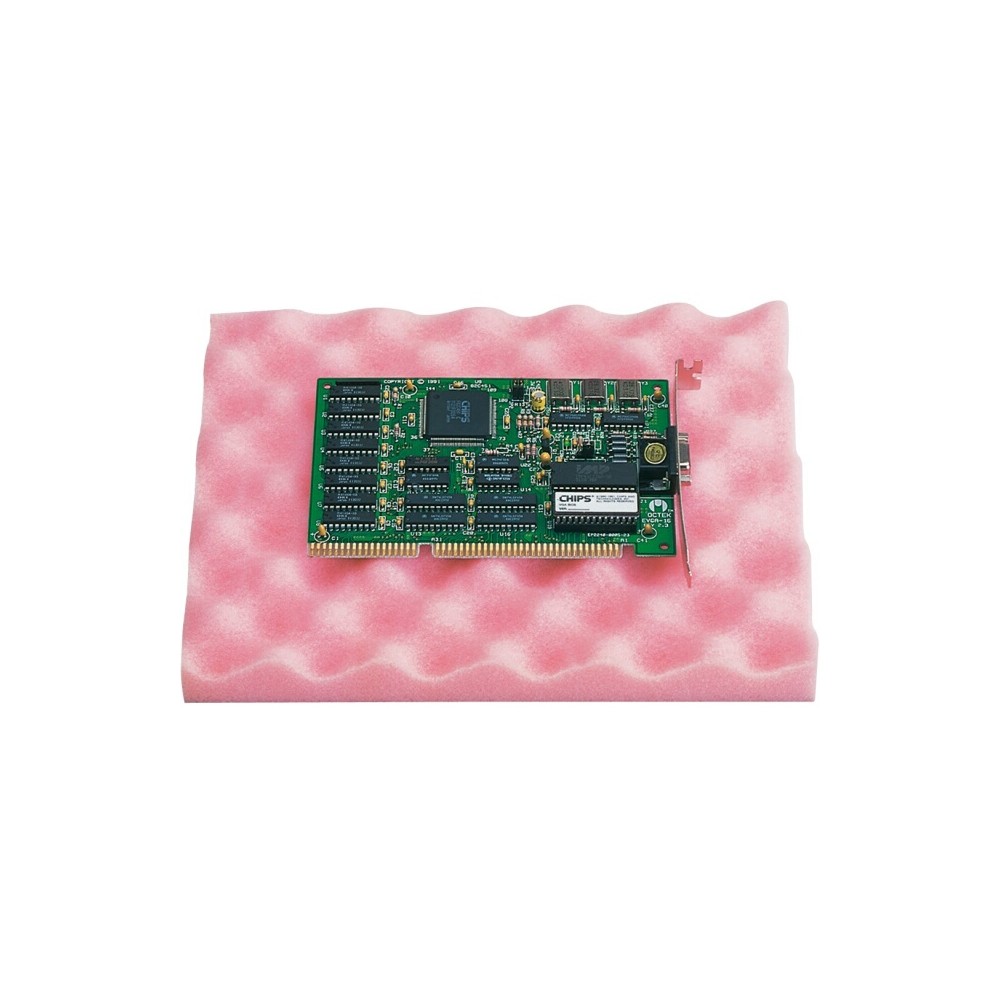 DISSIPATIVE pink polyurethane foam. 49xx.